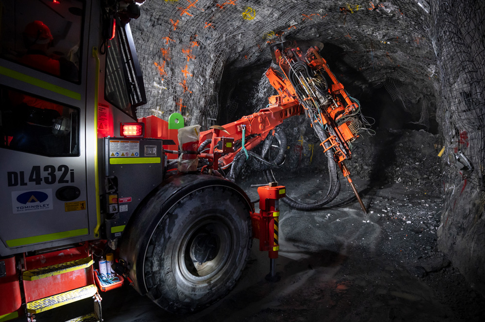 Underground drilling at Tomingley - Alkane Resources